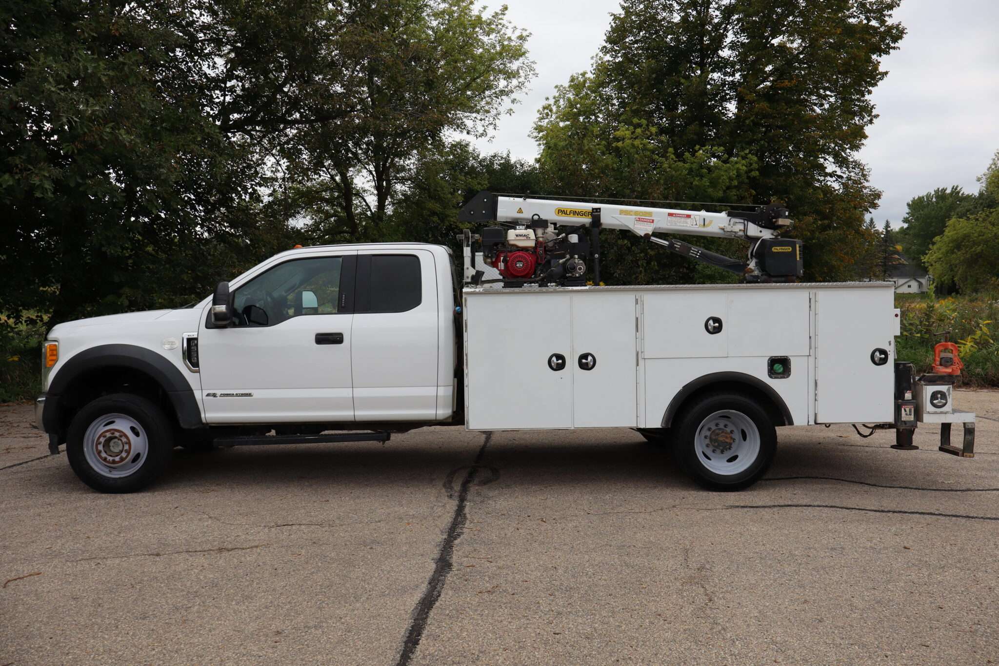 2018 FORD F550 CREW 6.7L DIESEL 4WD IMT SERVICE CRANE